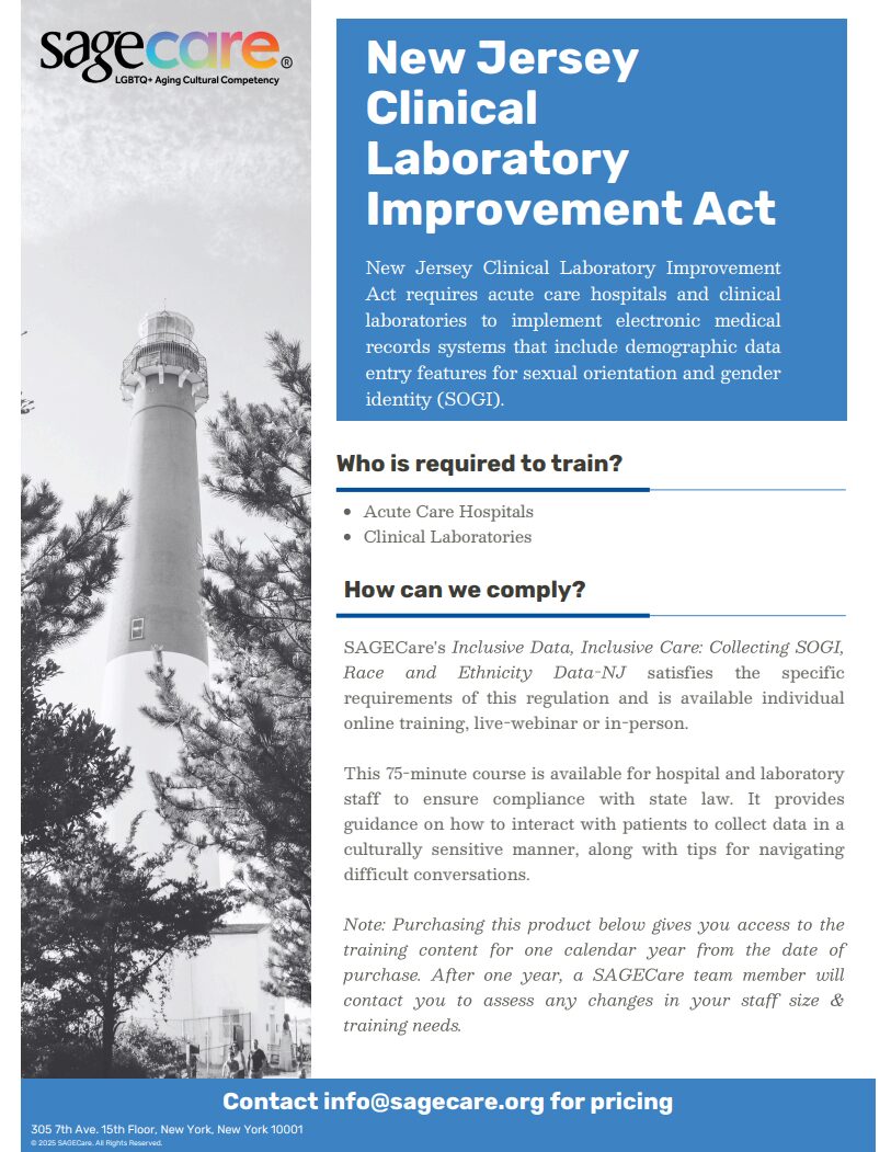 Resource: NJ Clinical Laboratory Improvement Act - SAGECare